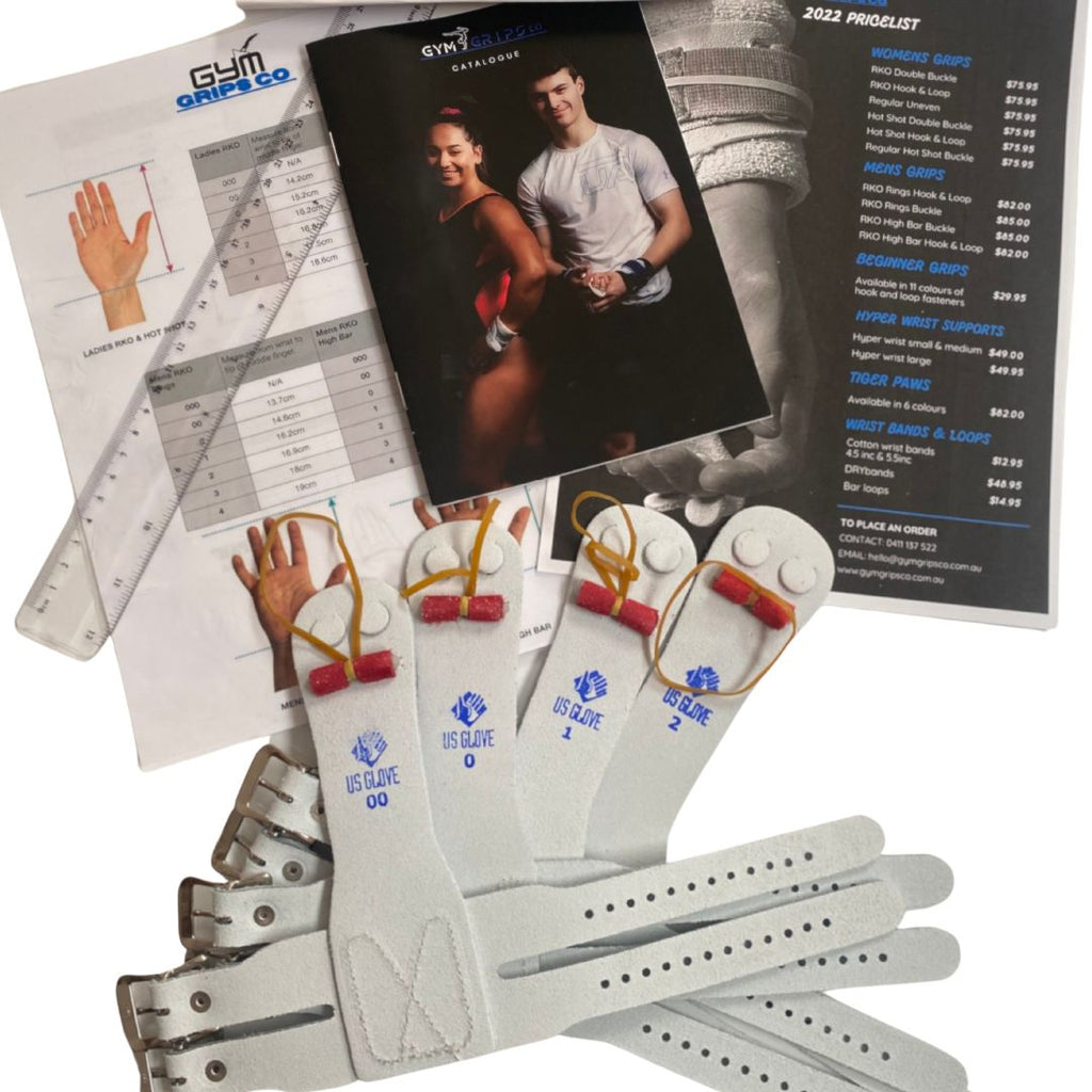 Club Grips Sample Box- Hot Shot Single Buckle Leather Cuff – Gym Grips Co